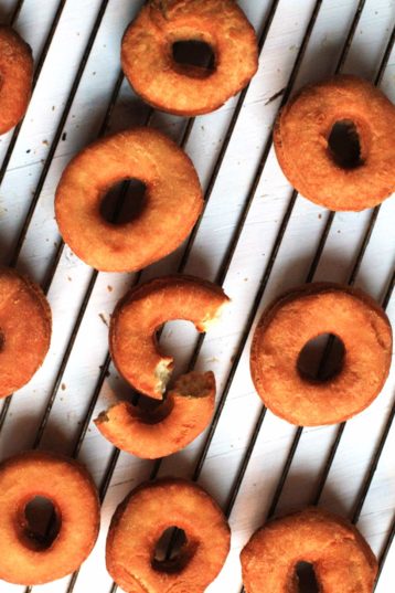 Crispy Fluffy Doughnuts (Smultringer) - Ginger with Spice