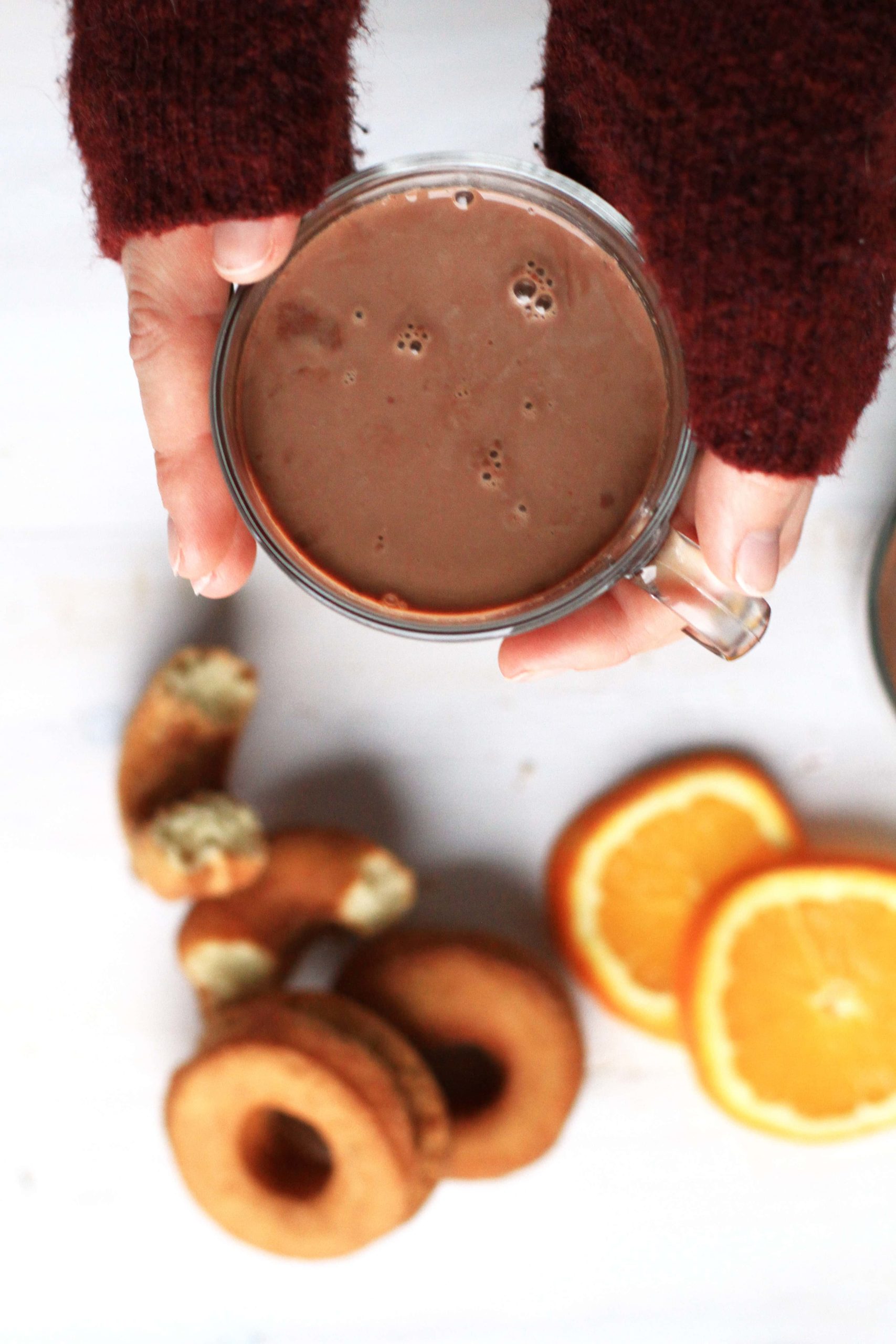 Simple and Zesty Orange Hot Chocolate with Cinnamon - Ginger with Spice