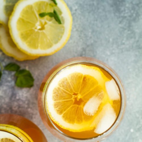 Refreshing Ginger Lemon Iced Tea - Ginger with Spice