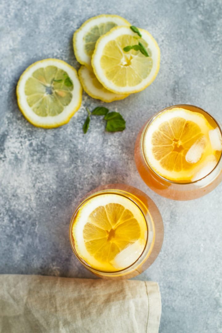 Refreshing Ginger Lemon Iced Tea - Ginger with Spice