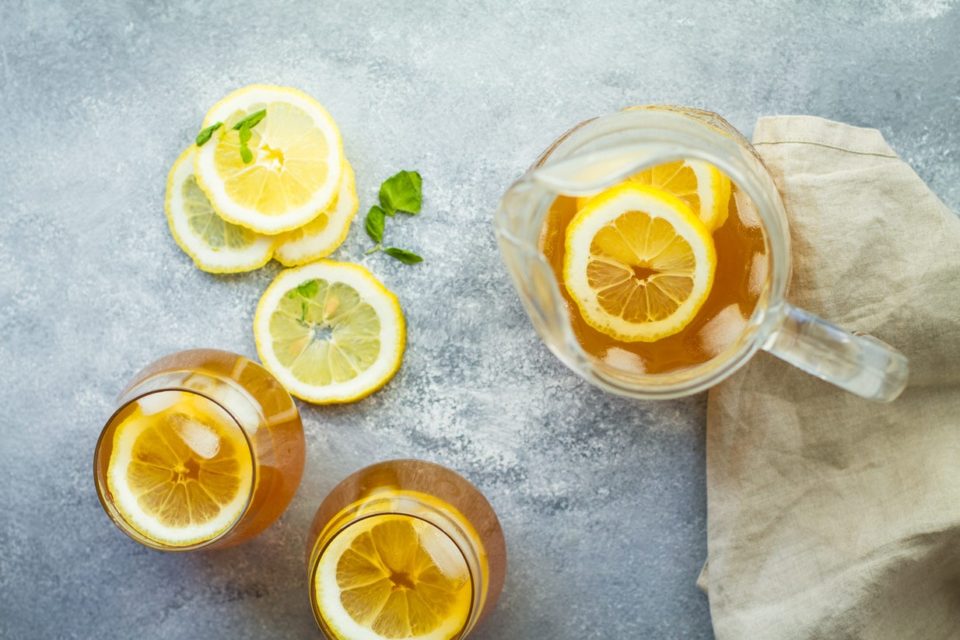 Refreshing Ginger Lemon Iced Tea - Ginger with Spice