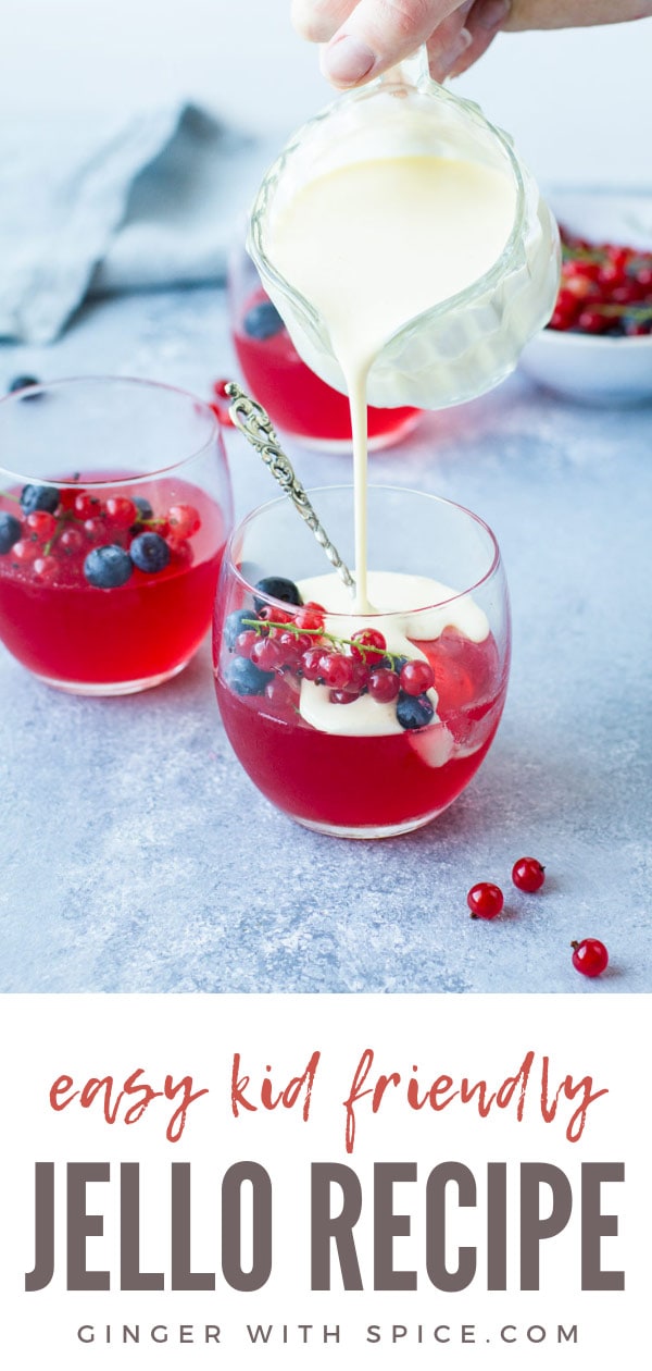 Easy Homemade Jello Recipe with Fresh Fruit (Jelly) - Ginger with Spice