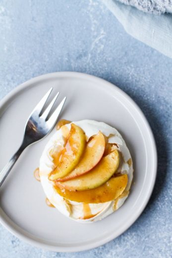 Salted Caramel Apple Mini Pavlova - Ginger with Spice