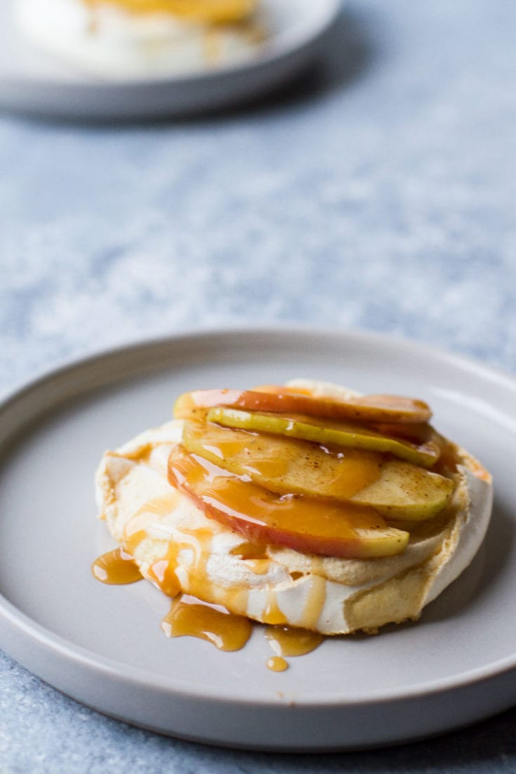 Salted Caramel Apple Mini Pavlova - Ginger with Spice
