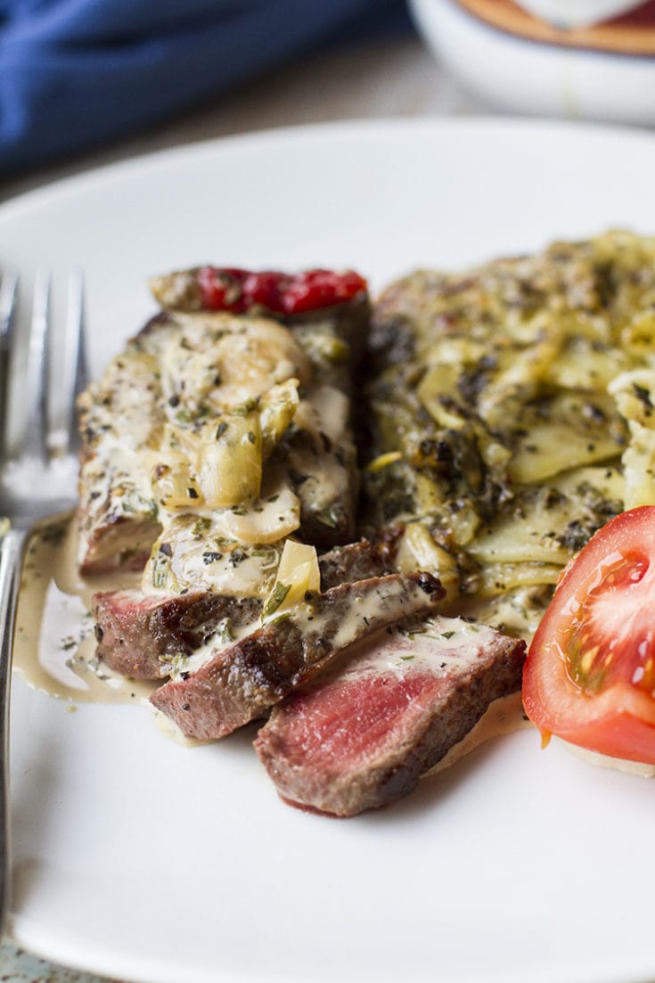 Garlic Rosemary Buttered Steak (How to Cook Steaks) - Ginger with Spice