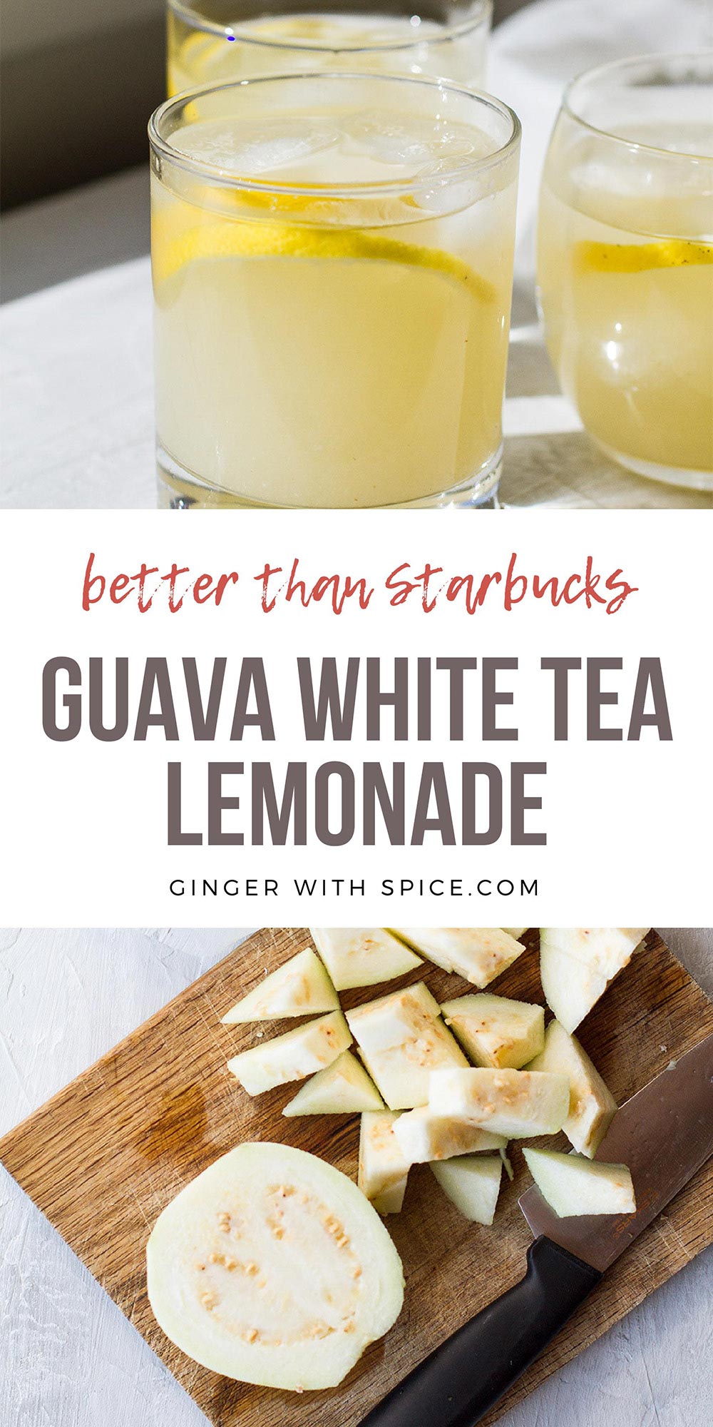 Mild and Delicate Guava White Tea - Ginger with Spice