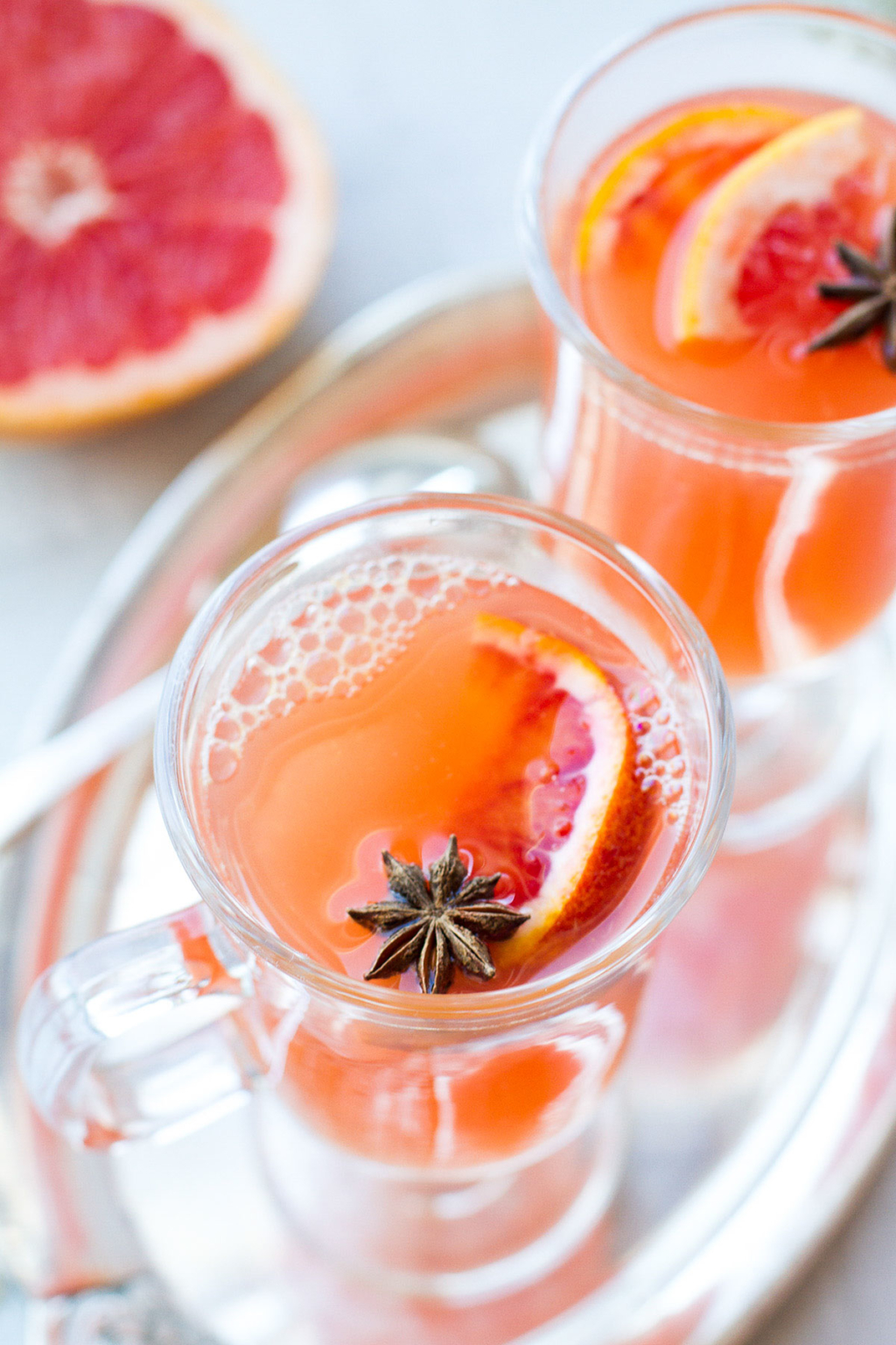 Grapefruit and Calendula Tea Hot Mulled Cider Recipe - Ginger with Spice