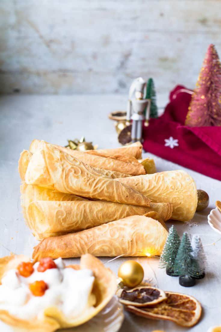 Easy Krumkake Recipe (Norwegian Christmas Cookies) - Ginger with Spice