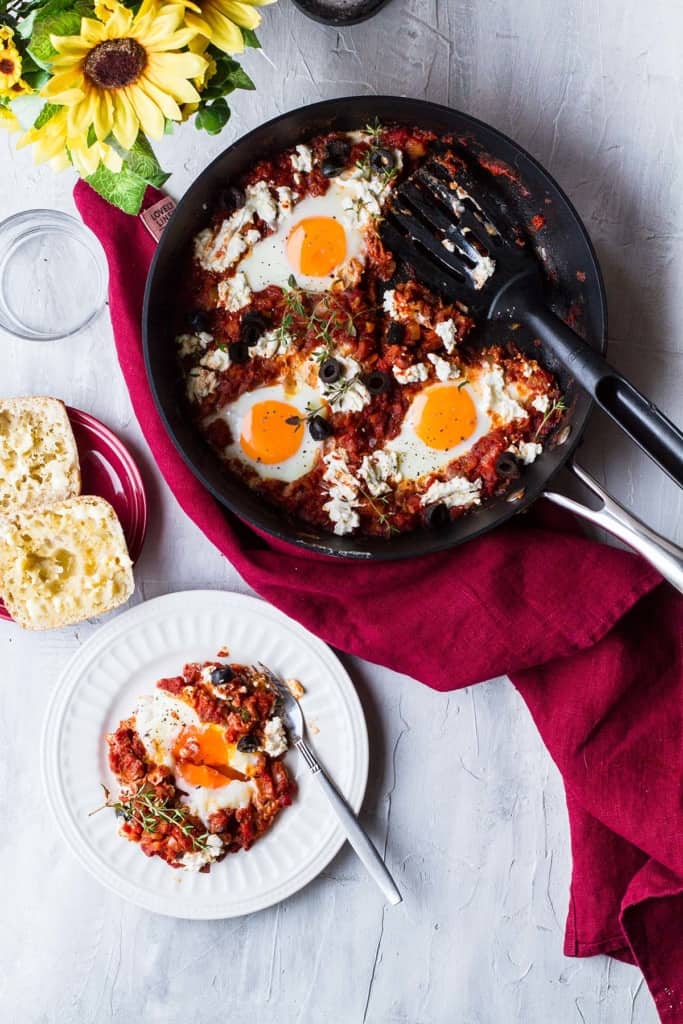 Spicy Shakshuka with Chorizo - Ginger with Spice