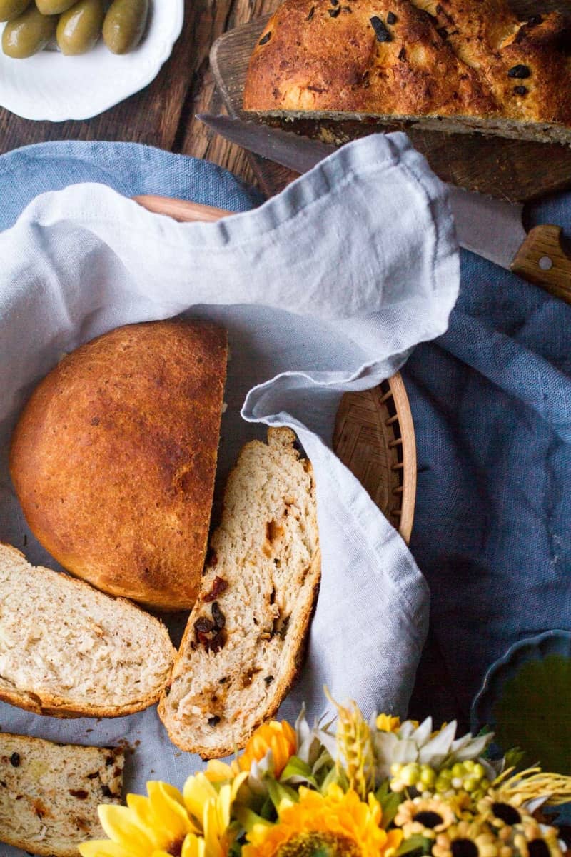Rustic Greek Bread Recipe (Horiatiko psomi) - Ginger with Spice