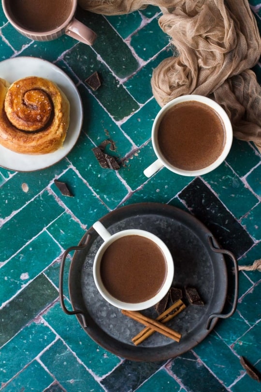 Spicy Hot Chocolate with Chili (Aztec Hot Chocolate) - Ginger with Spice