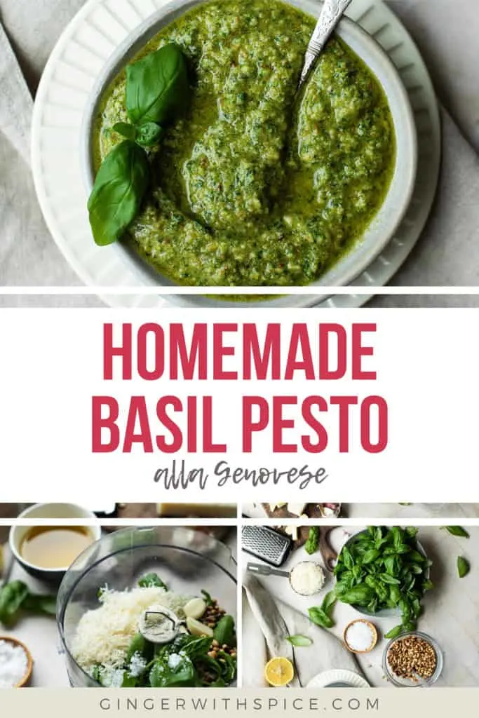 Easy Homemade Pesto from Scratch - Ginger with Spice